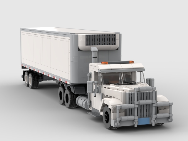 [Day Cab Semi Truck] [BrickLink]