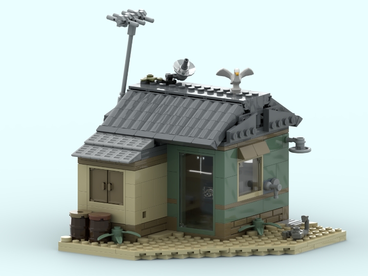 ausie style shack from BrickLink Studio [BrickLink]
