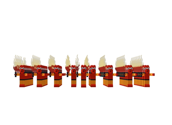 Smol Tahu Clone Army from BrickLink Studio [BrickLink]