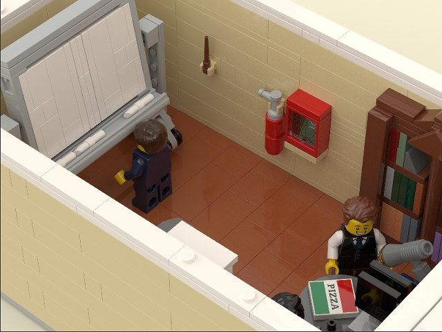 [Modular Historic Post Office [Full Interior]] [BrickLink]