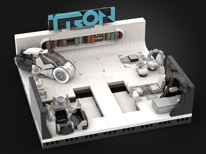 Tron: Flynn's Safehouse from BrickLink Studio [BrickLink]