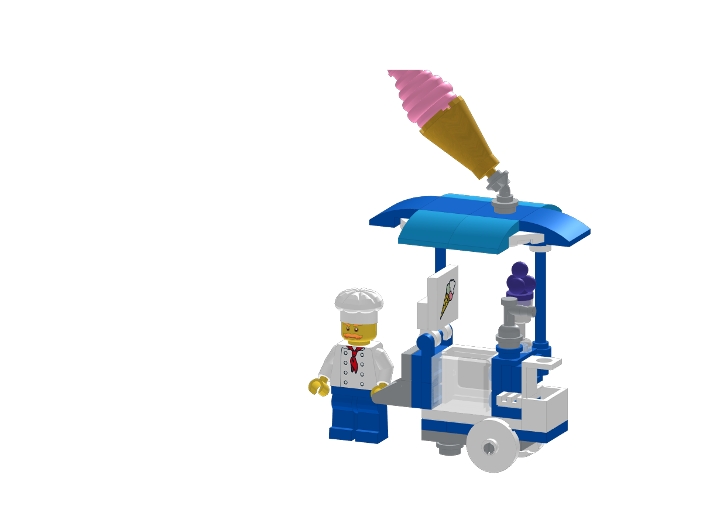 Ice Cream Man from BrickLink Studio [BrickLink]