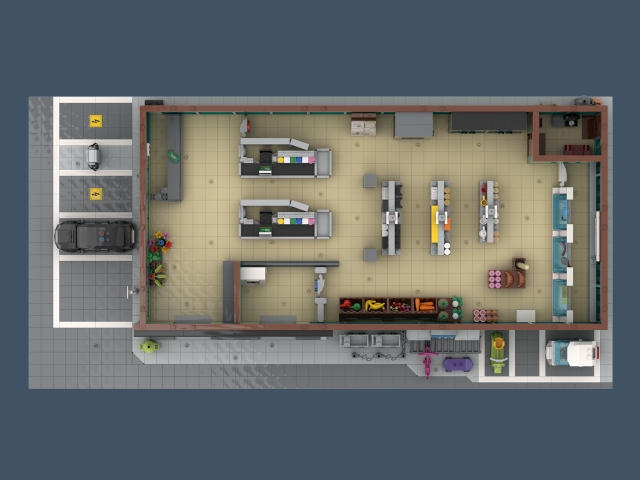 [Freshmarket – The Sustainable Supermarket] [BrickLink]