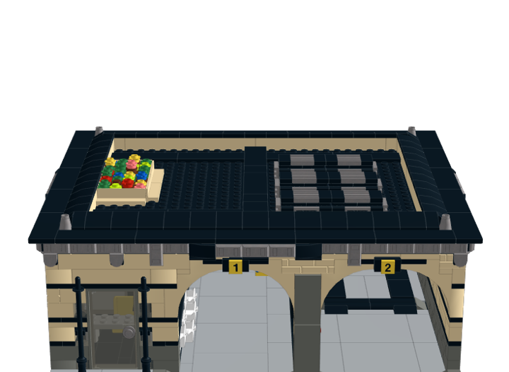 2-car Garage from BrickLink Studio [BrickLink]