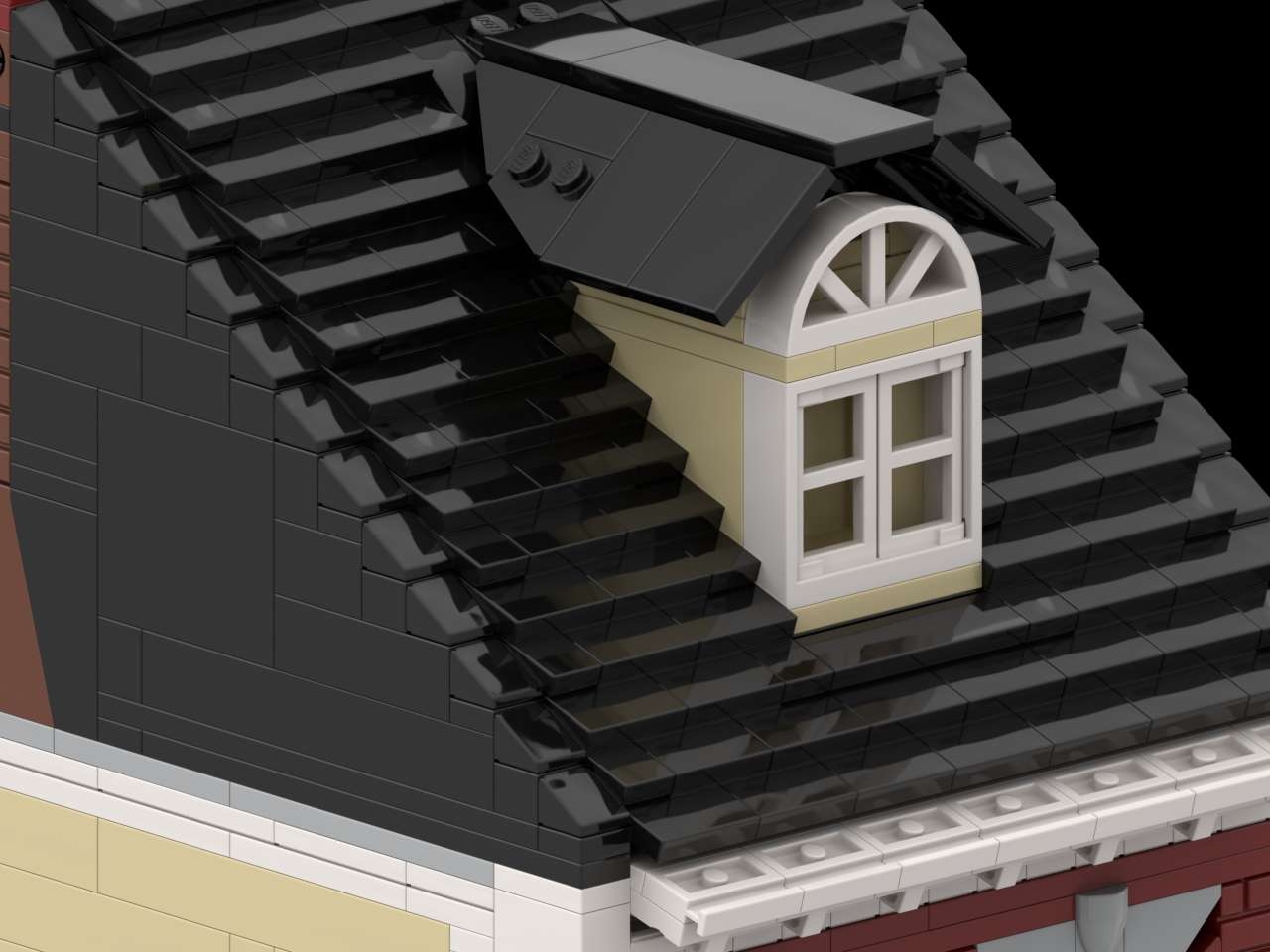 [Modular Historic Post Office [Full Interior]] [BrickLink]