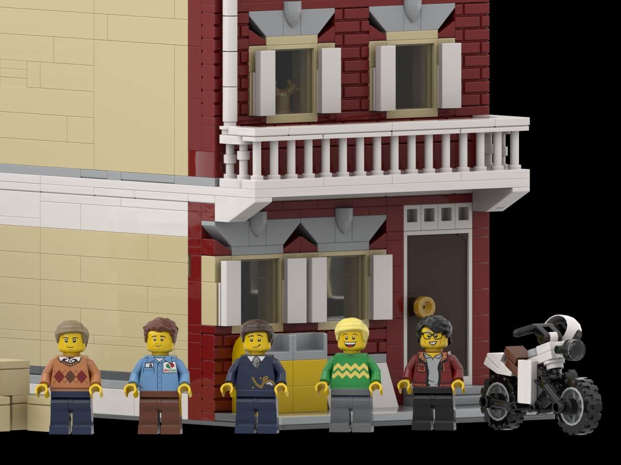 [Modular Historic Post Office [Full Interior]] [BrickLink]