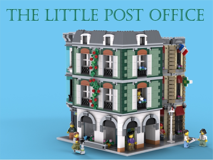 The little post office from BrickLink Studio [BrickLink]