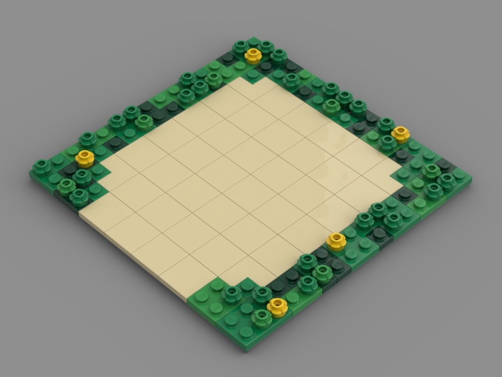 Diorama Base for my Battlin' Bricks Planes from BrickLink Studio ...