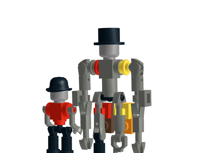 clank and scrap from BrickLink Studio [BrickLink]