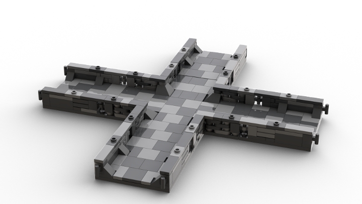 modular dungeon [hallway intersection set] from BrickLink Studio ...