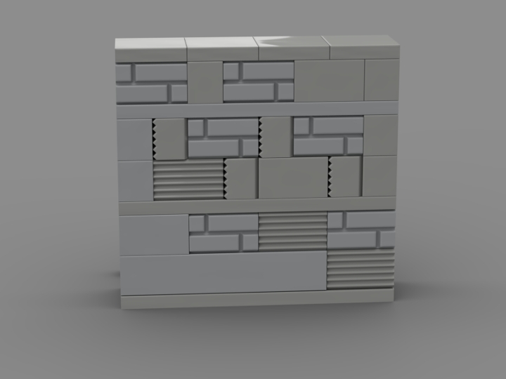 Modular Wall from BrickLink Studio [BrickLink]