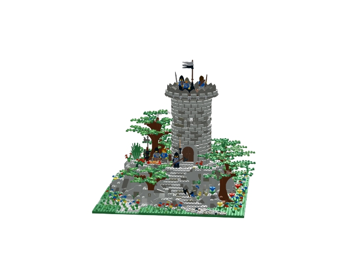 Lookout Tower from BrickLink Studio [BrickLink]