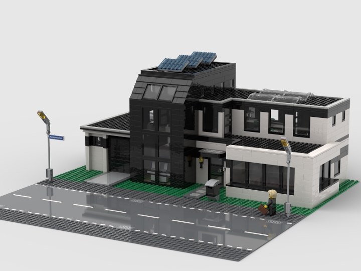 Modern White House from BrickLink Studio [BrickLink]