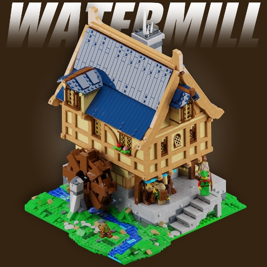 Henry's Watermill Bakery from BrickLink Studio [BrickLink]