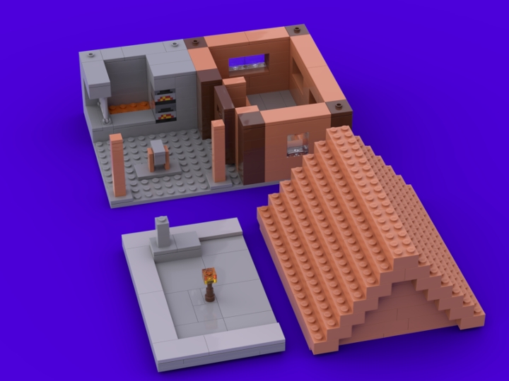 Minecraft Village Blacksmith Sides