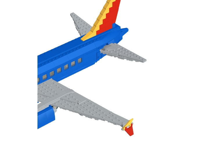 LEGO Southwest 737 Jet from BrickLink Studio [BrickLink]