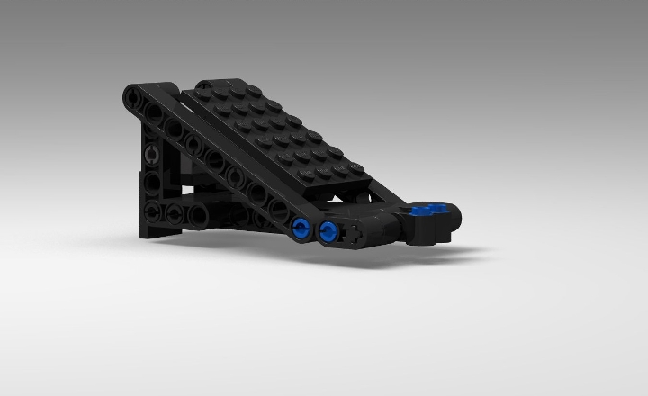 Wall Mount for Lego Speed Champions from BrickLink Studio [BrickLink]
