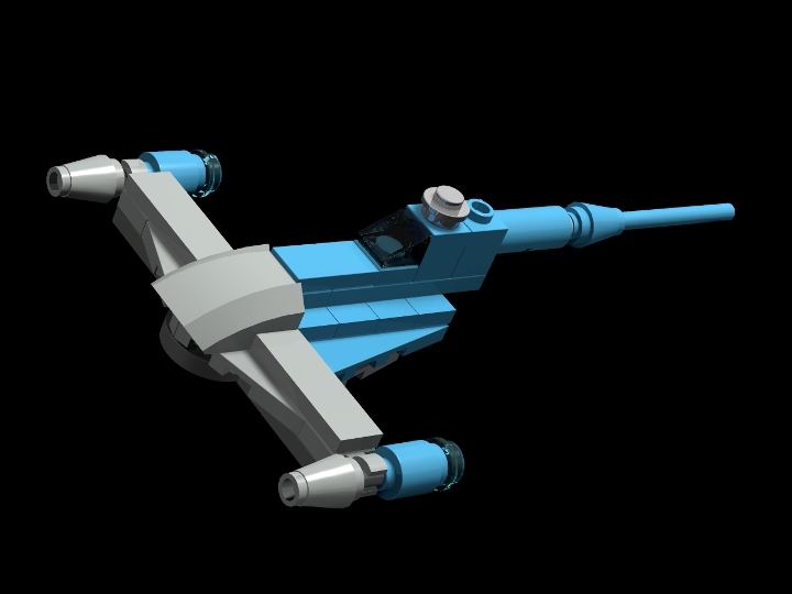 Star Wars - Naboo NX Police Cruiser Mini Model from BrickLink Studio ...