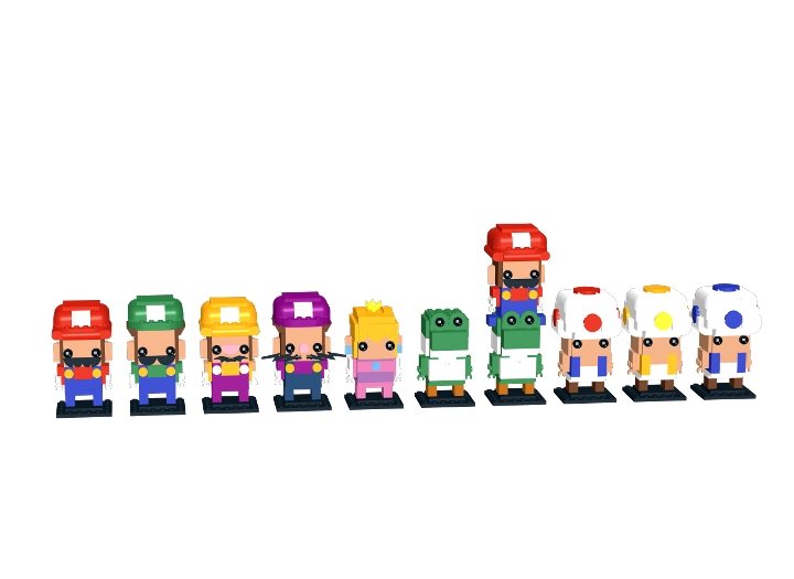 mario brickheadz from BrickLink Studio [BrickLink]