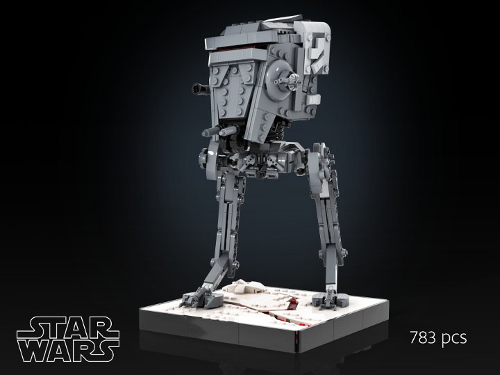 First Order AT-ST from BrickLink Studio [BrickLink]