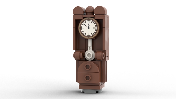 Grandfather Clock from BrickLink Studio [BrickLink]