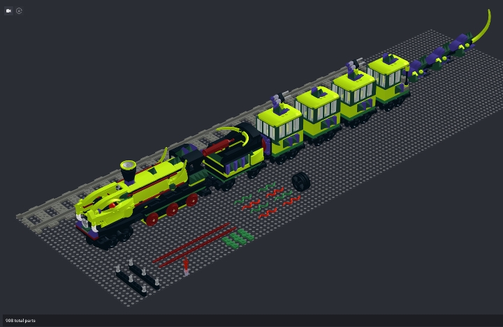 [V2] Serpentine Express [FULL SET] from BrickLink Studio [BrickLink]