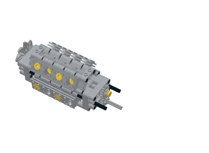 v8 engine from BrickLink Studio [BrickLink]