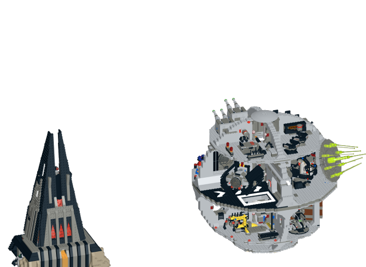 Completed Imperial Base from BrickLink Studio [BrickLink]