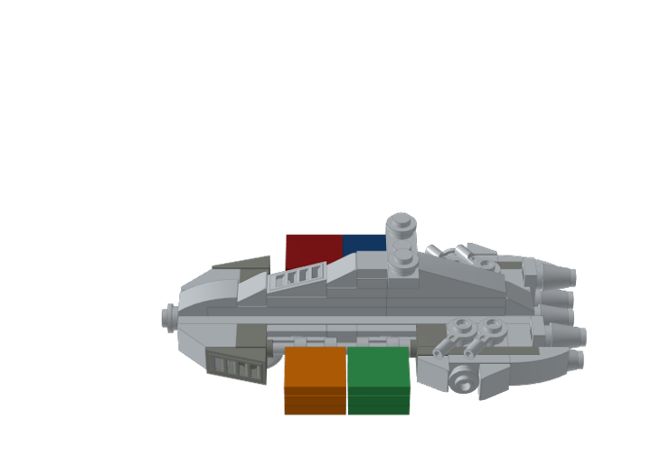 Imperial cargo ship from BrickLink Studio [BrickLink]