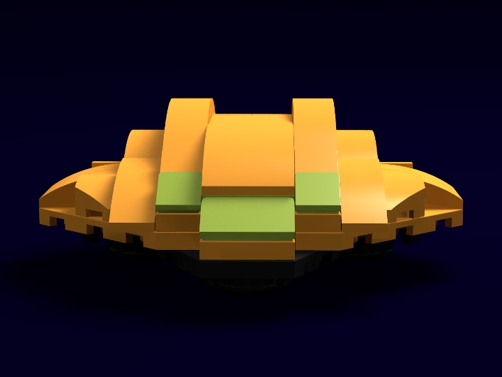 Metroid - Samus Gunship (Iconic Version) from BrickLink Studio [BrickLink]