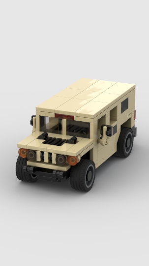 baby hummer h1 from BrickLink Studio [BrickLink]