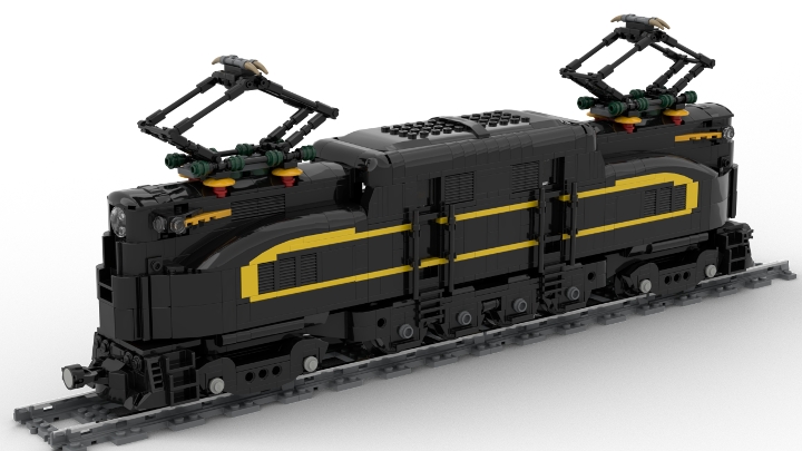 American Electrick locomotive PRR R1 from BrickLink Studio [BrickLink]