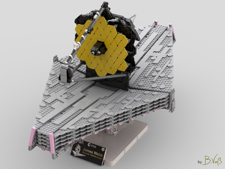 JWST James Webb Space Telescope from BrickLink Studio [BrickLink]