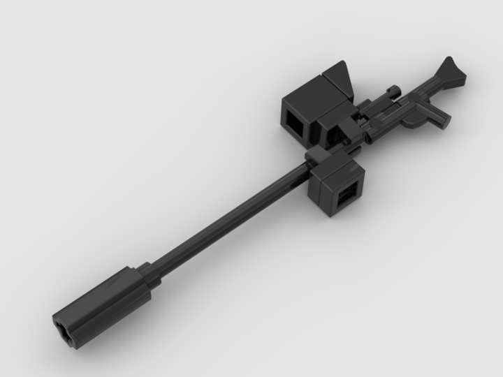 Futuristic sniper rifle from BrickLink Studio [BrickLink]