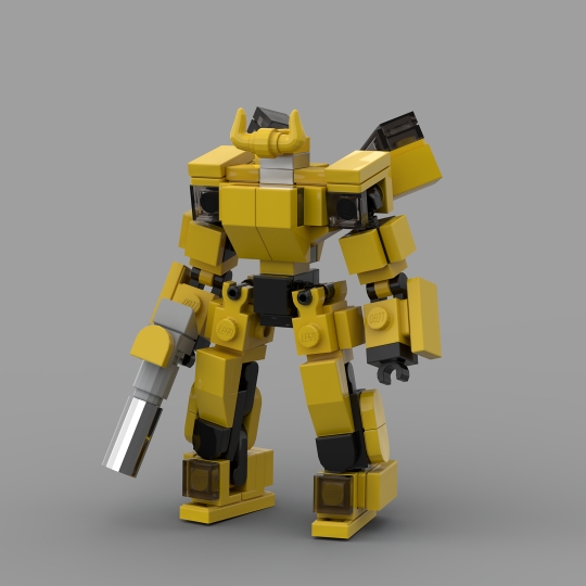 Lego Bumblebee from BrickLink Studio [BrickLink]