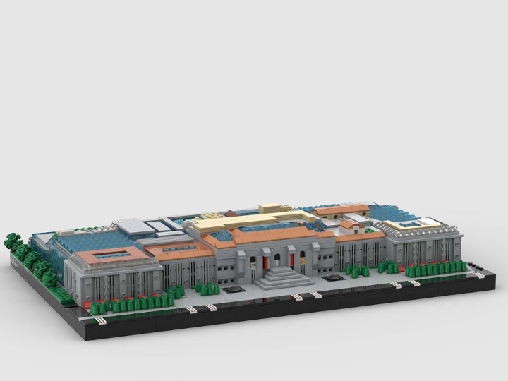 The Metropolitan Museum of Art at 1/650th scale from BrickLink Studio ...