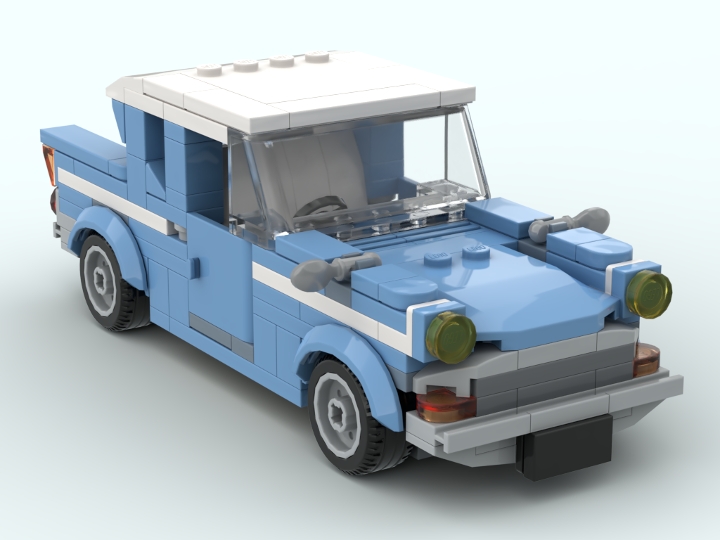 Ford Anglia [Redux] from BrickLink Studio [BrickLink]