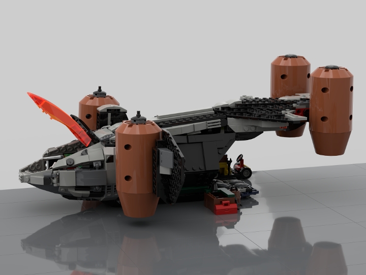 Knite Transport ship from BrickLink Studio [BrickLink]