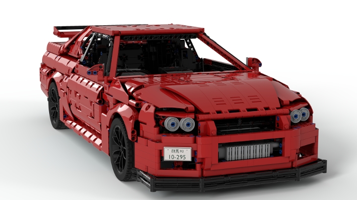 SKYLINE GTR [BNR34] from BrickLink Studio [BrickLink]