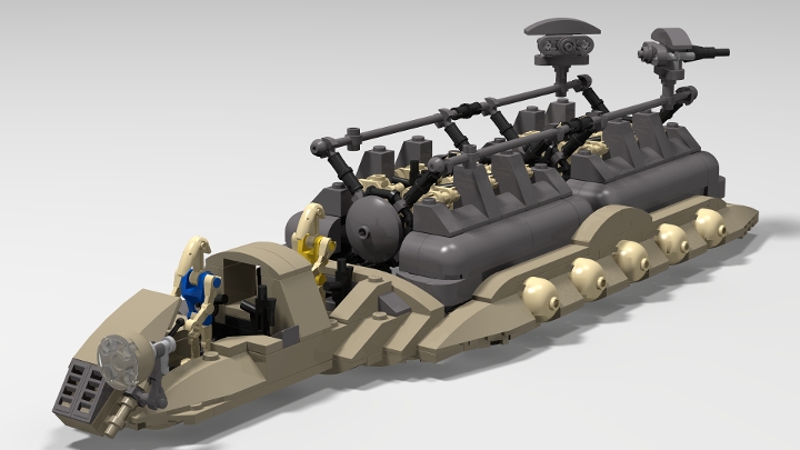 Heavy-Plated Droid Carrier (HPDC) from BrickLink Studio [BrickLink]