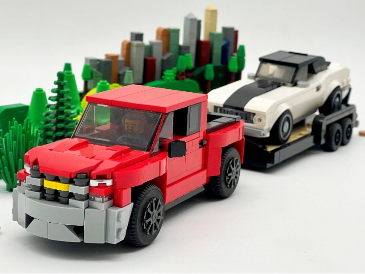 Chevrolet Car Show Two Pack from BrickLink Studio [BrickLink]