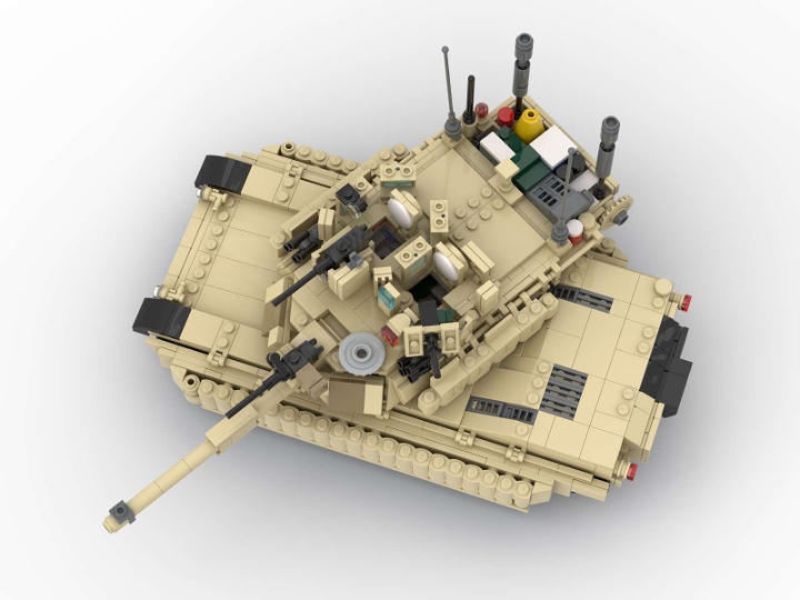 M1A2 TUSK2 from BrickLink Studio [BrickLink]