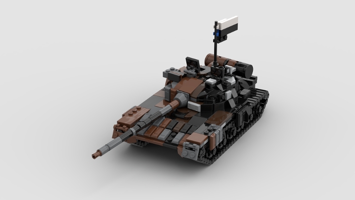 destroyed russian tank (t-80) from BrickLink Studio [BrickLink]