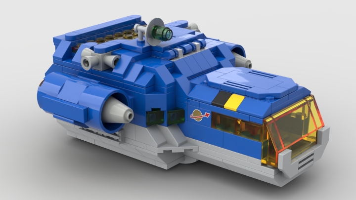 Classic Space Cargo Supply Ship from BrickLink Studio [BrickLink]