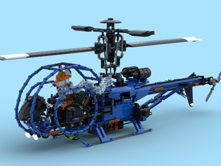 Foxcopter from BrickLink Studio [BrickLink]