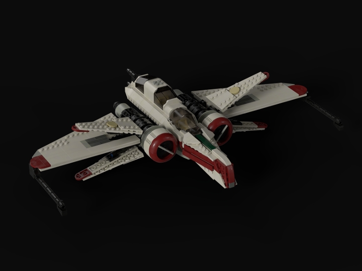 arc 170 from BrickLink Studio [BrickLink]