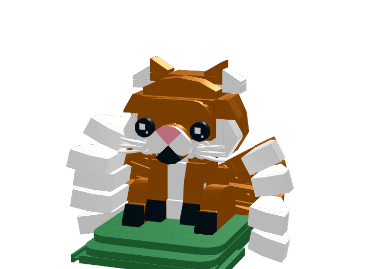 Cubby nine tailed fox from BrickLink Studio [BrickLink]