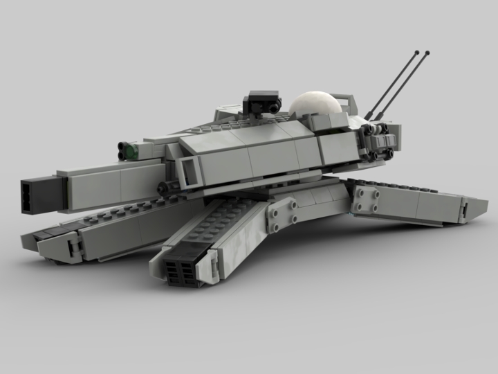 Futuristic Heavy Tank Complete model from BrickLink Studio [BrickLink]