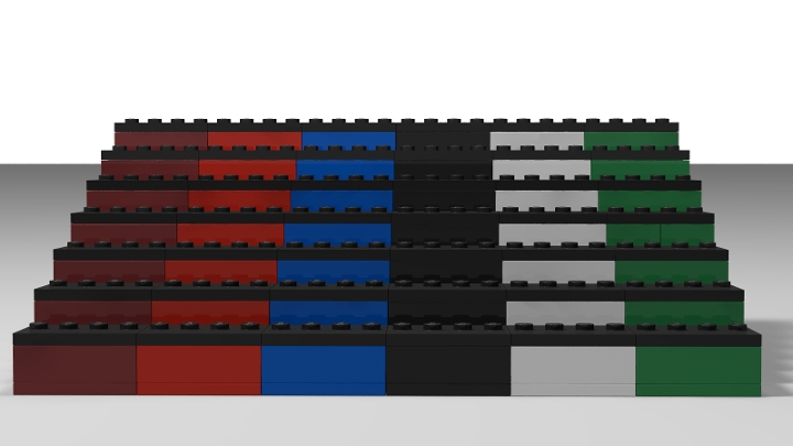 Ninjago stands v2 from BrickLink Studio [BrickLink]