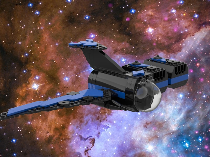 Water Tanker Space Ship from BrickLink Studio [BrickLink]